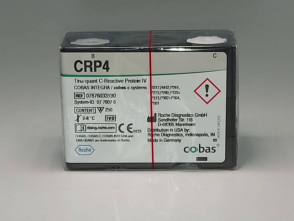 ROCHE COBAS CRP GEN 4 (CRP4) (250 Test) | Aldeal Lab-Tech Limited